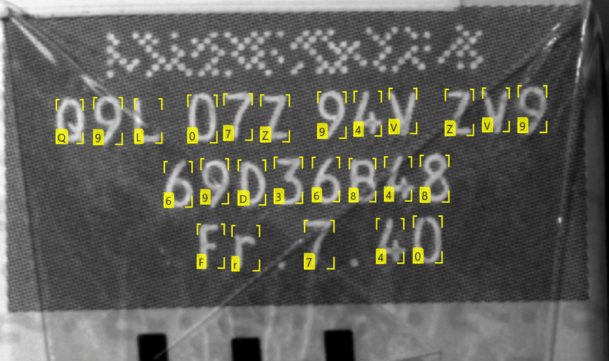 Measurement & Testing Technology | OCR Character Recognition & Label ...