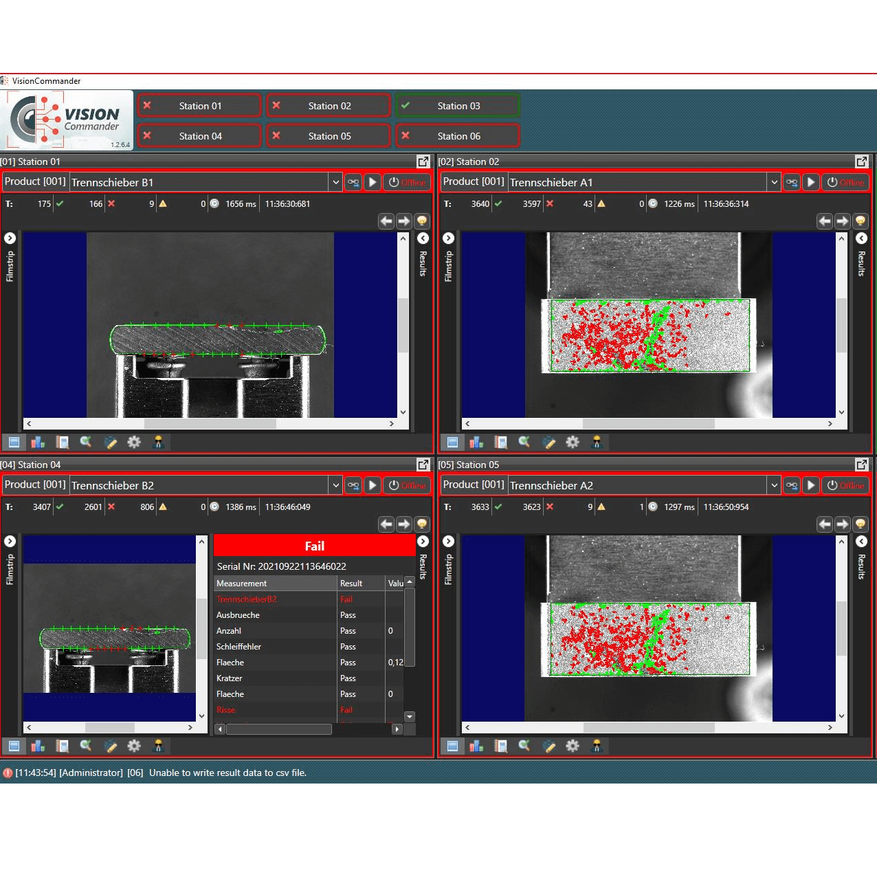 Surface Inspection of Graphite