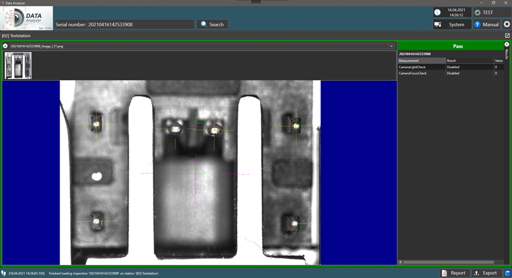 Product | Manual Test Station for Connector Production