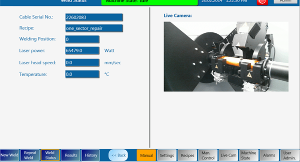 Submarine Cable Weld Inspection